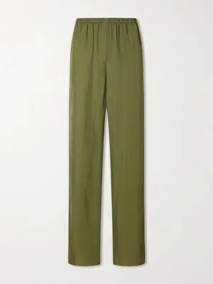 Theory Crepon Wide-leg Pants