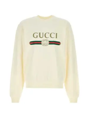 Gucci Fake Crewneck Sweatshirt - White