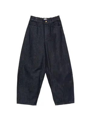 ALYSI Barrel Denim Jeans - Blue