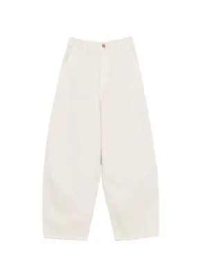 ALYSI Cotton Barrel Trousers