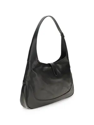 Gucci Jackie 1961 Medium Leather Shoulder Bag - Black