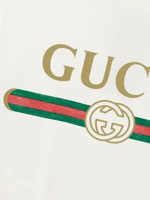 Gucci Logo Cotton T-shirt