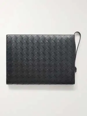 Bottega Veneta Intrecciato Leather Pouch