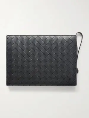Bottega Veneta Intrecciato Leather Pouch