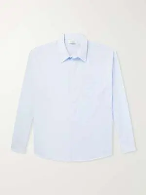 FRAME Cotton-poplin Shirt - Blue