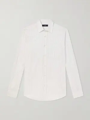 Dunhill Striped Cotton Shirt - White