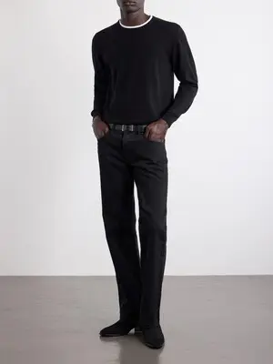 JEANERICA Arrow Straight-leg Cotton Jeans