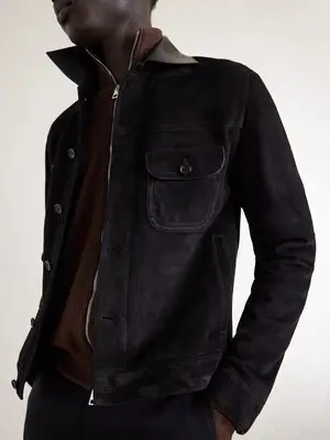 Givenchy Leather Jacket With Asymmetrical Pockets