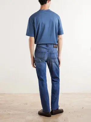 Brioni Meribel Straight-leg Jeans - Blue