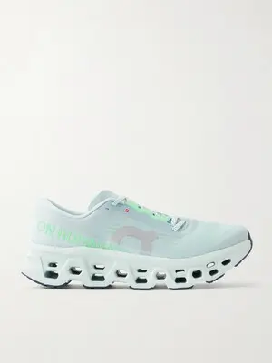 On ON Cloudmonster Stretch-Knit Sneakers Green