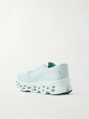 On Cloudmonster Stretch-knit Sneakers - Green