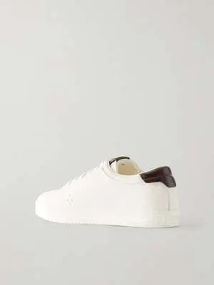 Berluti Logo-embossed Leather Sneakers