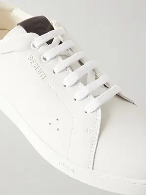 Berluti Logo-embossed Leather Sneakers