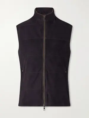 N.peal Belgravia Suede Gilet