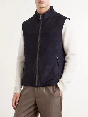 N.peal Belgravia Suede Gilet
