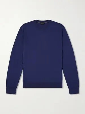 Brioni Wool Sweater - Blue