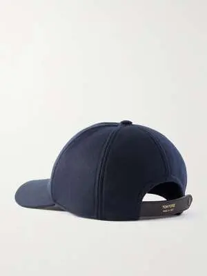 TOM FORD Logo-embroidered Cashmere Baseball Cap