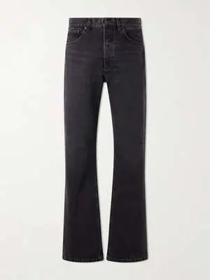 JEANERICA Vega Straight-leg Cotton Jeans - Black