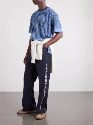 Kapital Daddy's Ox' Flared Twill Trousers