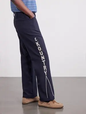 Kapital Daddy's Ox' Flared Twill Trousers