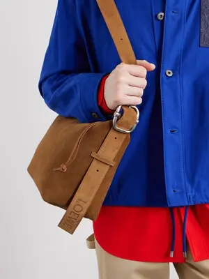 Loewe Loop Medium Leather Messenger Bag