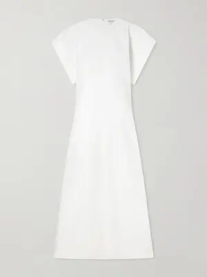 Bottega Veneta Cotton Poplin Midi Dress