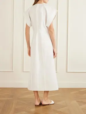 Bottega Veneta Cotton Poplin Midi Dress