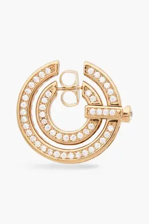 Zimmermann Tone Crystal Hoop Earrings