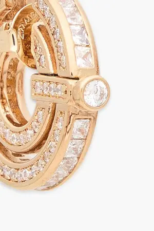 Zimmermann Tone Crystal Hoop Earrings