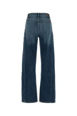 Seven For All Mankind Wide-leg Stretch Denim Jeans