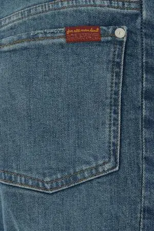 Seven For All Mankind Wide-leg Stretch Denim Jeans
