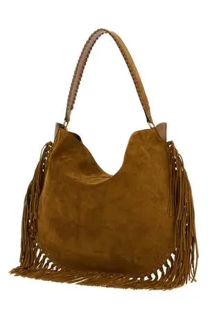 Isabel Marant Étoile Biscuit Suede Oskan Shoulder Bag
