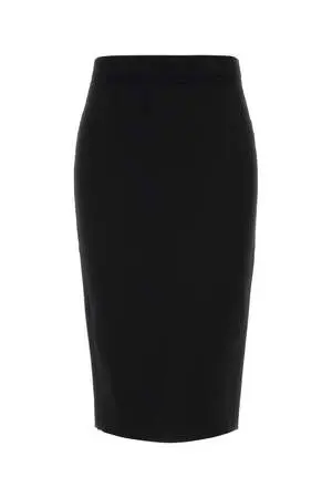 TOM FORD Stretch Viscose Blend Skirt - Black