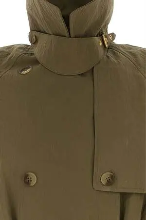 Michael Kors Army Cotton Blend Trench Coat
