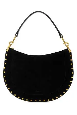 Isabel Marant Étoile Suede Oskan Shoulder Bag - Black