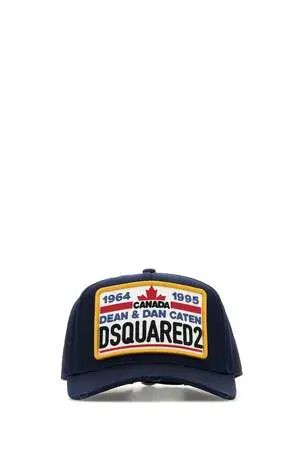 Dsquared2 Navy Cotton Baseball Cap
