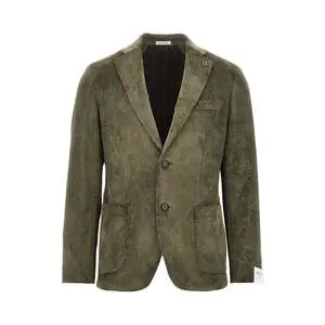 BRERAS Venezia' Corduroy Single-breasted Jacket - Green