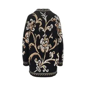 Etro Jacquard Wool Cardigan