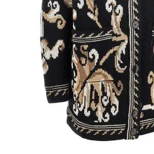 Etro Jacquard Wool Cardigan