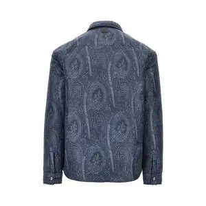 Etro Nylon Oveshirt With Paisley Print An