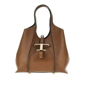 TOD'S Mini 't Timeless' Shopping Bag - Brown