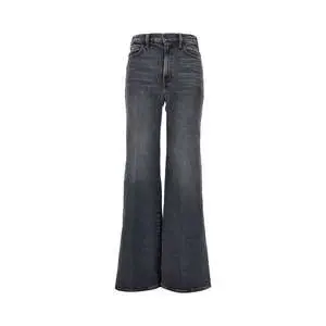 MOTHER The Hustler Roller Sneak' Jeans - Grey