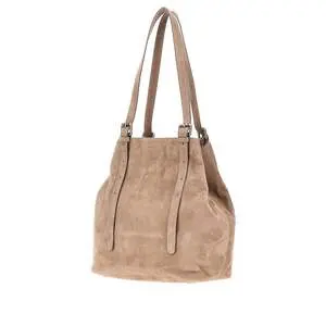 AUTENTICA 504 Suede Leather Medium Galatea Bag