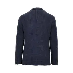 Etro Mouliné Tweed Single-breasted Jacket - Blue