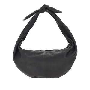 AUTENTICA 504 Nappa Leather Medium 'adara' Bag - Black