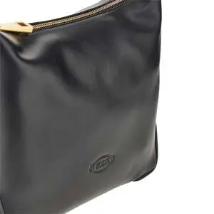 TOD'S Leather Mini Bag With Metal Dots - Black