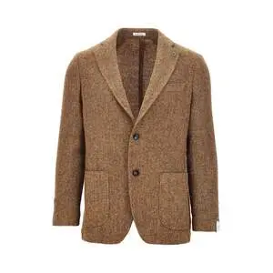 BRERAS Venezia' Virgin Wool Single-breasted Jacket - Multicolor