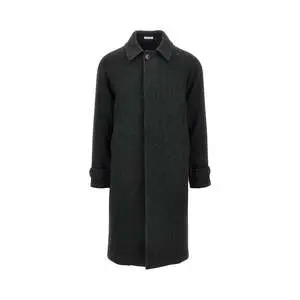 BRERAS Virgin Wool Coat - Green