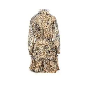 Etro Short Dress With Floral Paisley Print