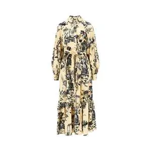 Etro Viscose Twill Long Dress - Yellow
